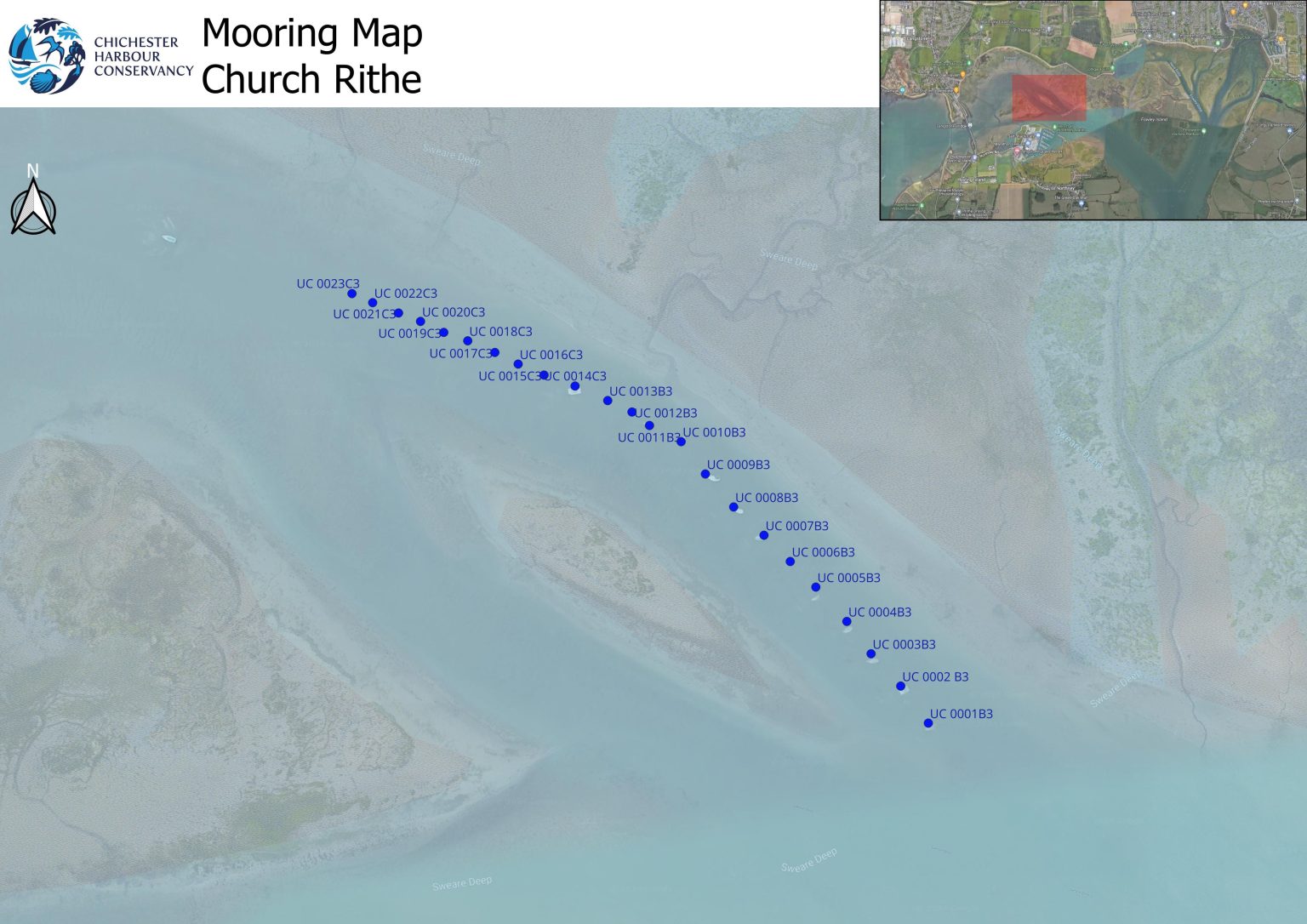 Maintained Moorings - Chichester Harbour Conservancy