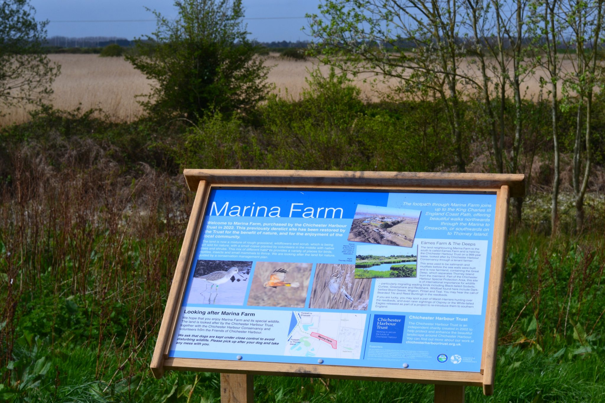 Marina Farm - officially open for nature - Chichester Harbour Conservancy
