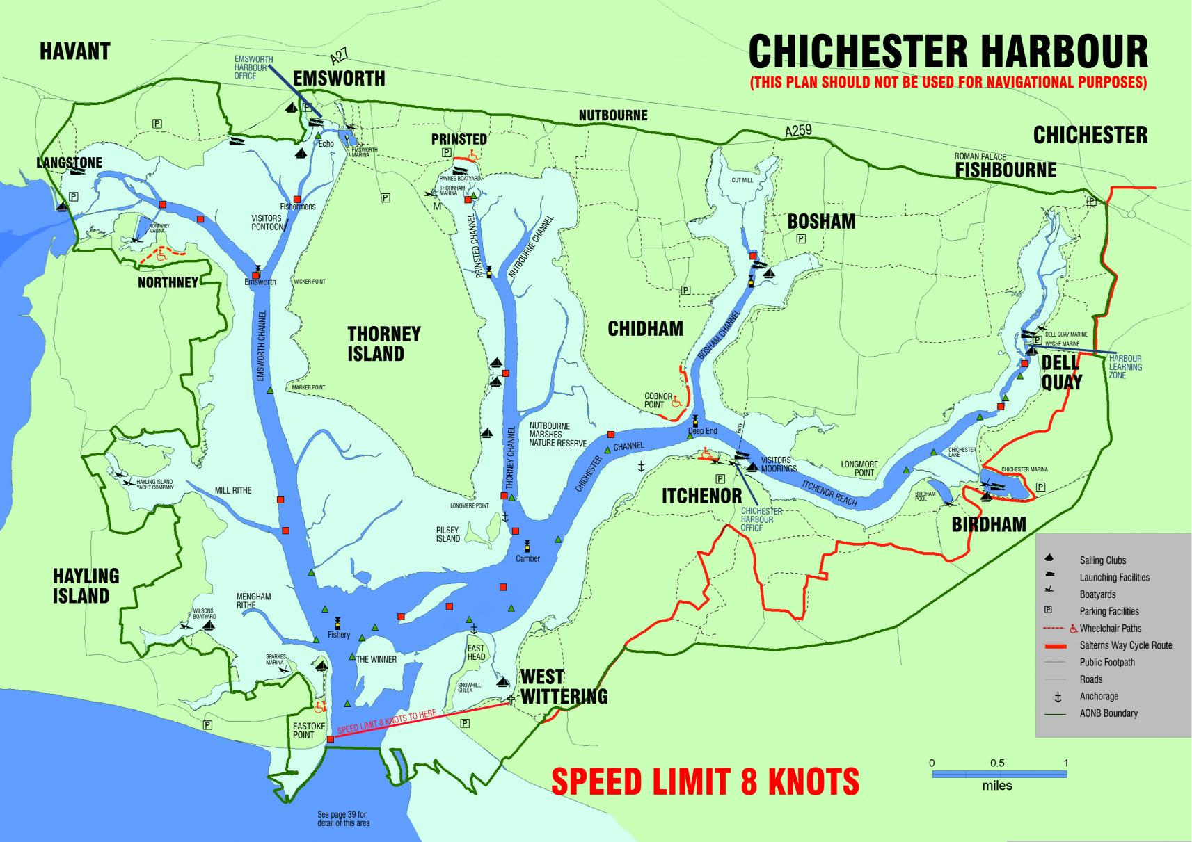 Chichester Harbour Map | Discover Chichester Harbour